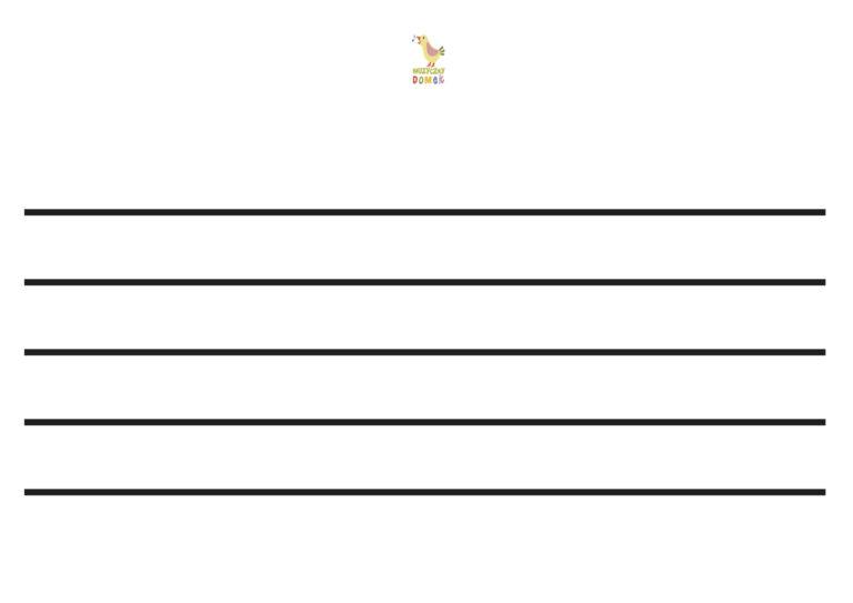 Pięciolinie do pobrania za darmo - MUZYCZNY DOMEK